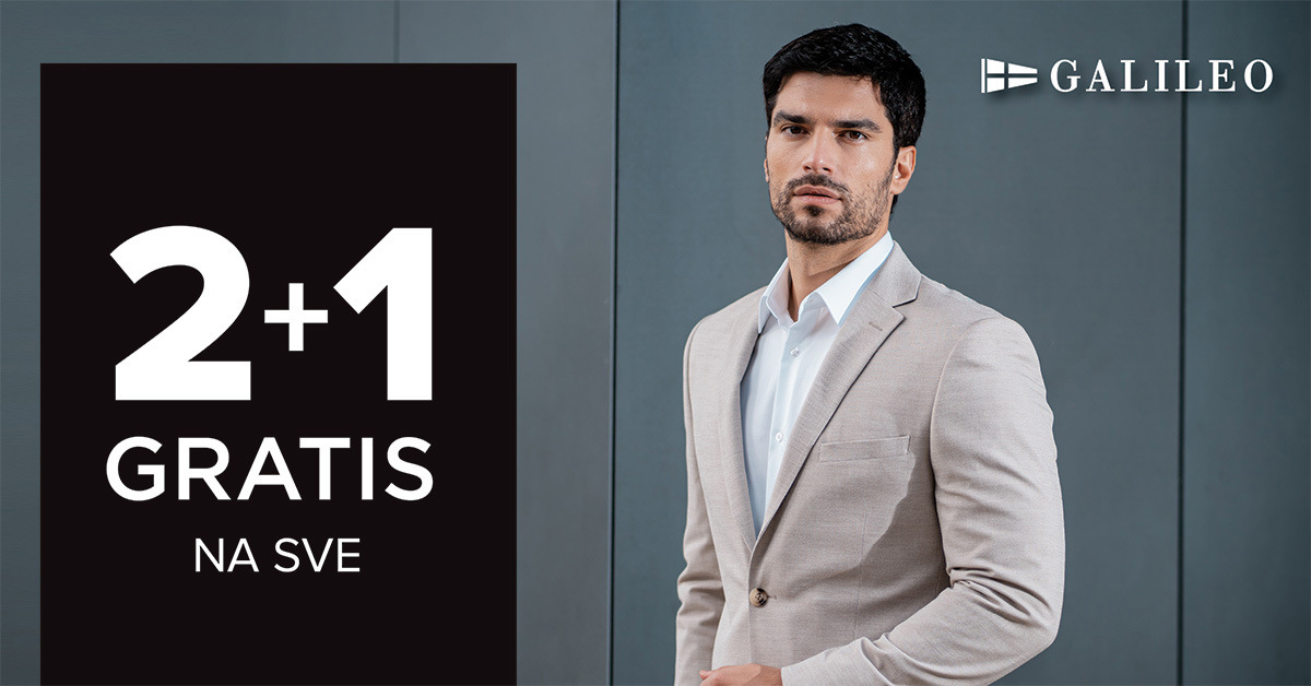 Akcija 2 + 1 gratis u Galileu - Joker.hr
