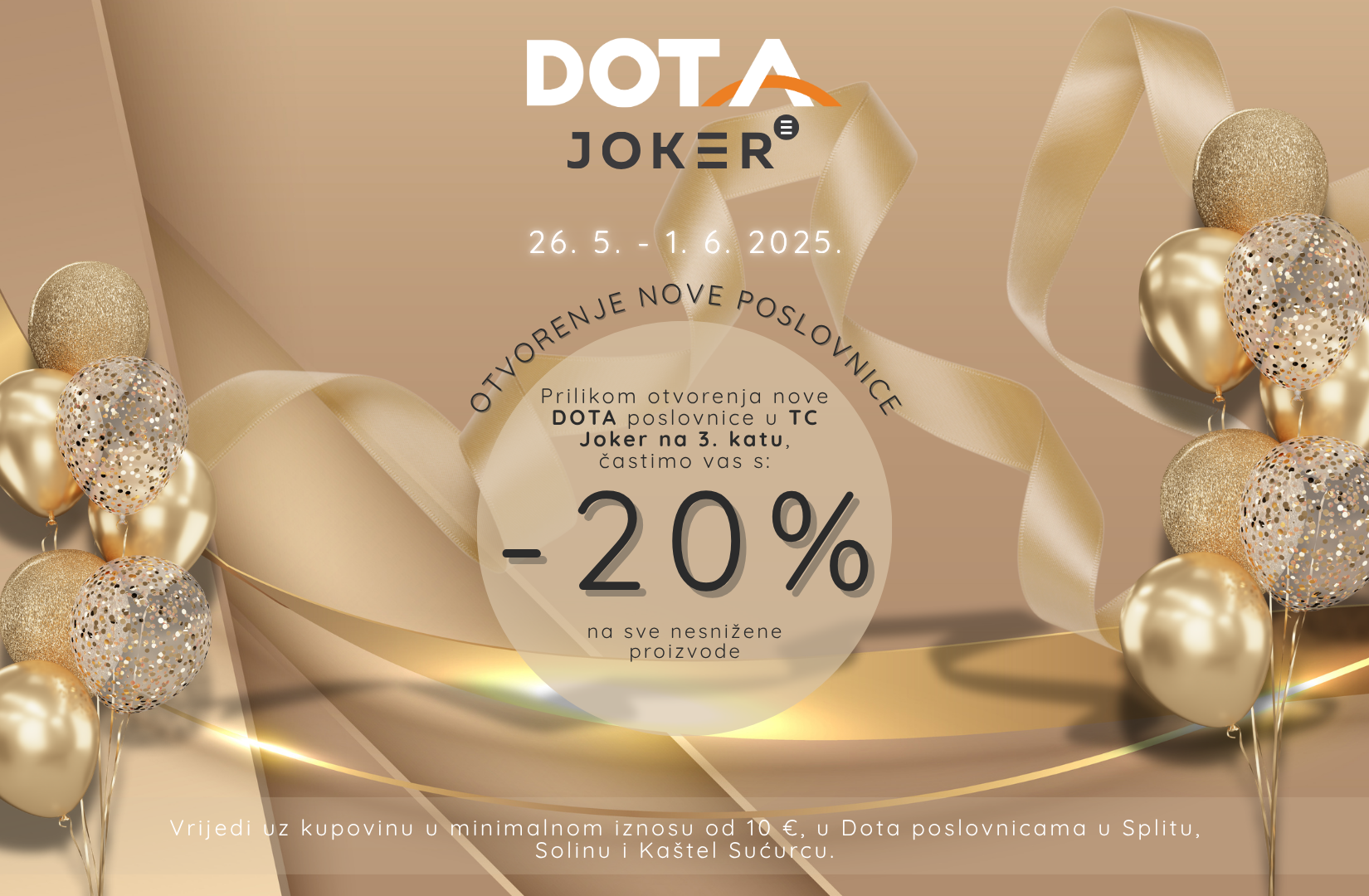 Akcija u Doti povodom otvorenja - Joker.hr